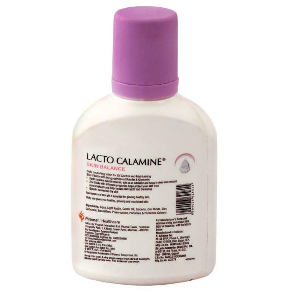 Lacto Calamine Skin Balance Oil Control Nourishing Lotion for Oily to ...