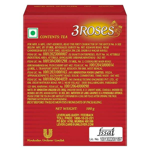3 Roses Dust Tea 100 g - JioMart