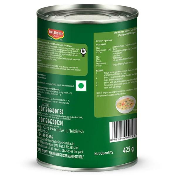 Del Monte Cream Style Sweet Corn 425 g - JioMart