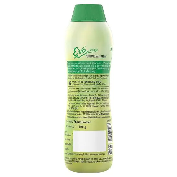 Eva Mystique Flower Dream Perfumed Body Talc 100 g - JioMart