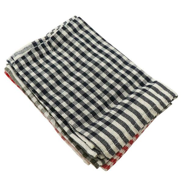 Haver Checked Kitchen Duster (40 cm x 40 cm) 6 pcs (Assorted) - JioMart