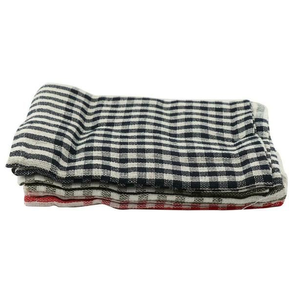 Haver Checked Kitchen Duster (40 cm x 40 cm) 6 pcs (Assorted) - JioMart