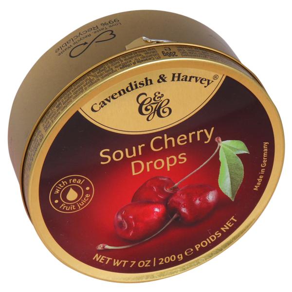 Cavendish & Harvey Sour Cherry Drops with Real Fruit Juice 200 g - JioMart