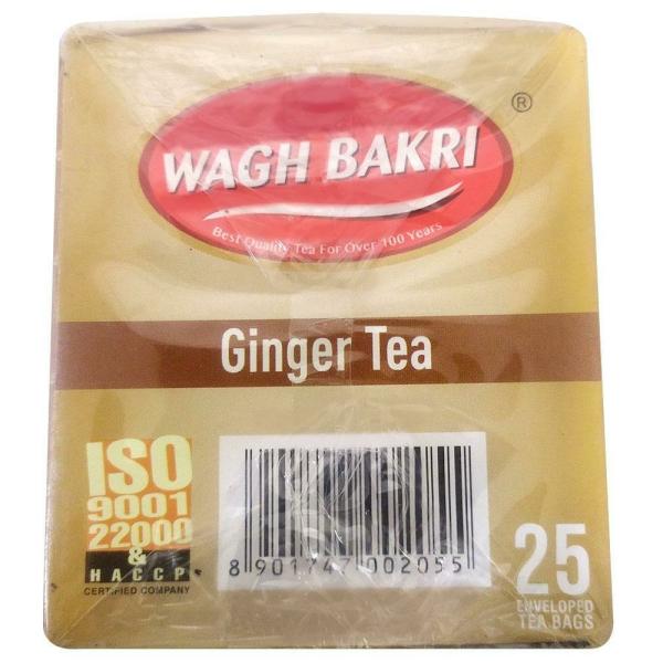 Wagh Bakri Ginger Tea Bags 50 g (Pack of 25) - JioMart