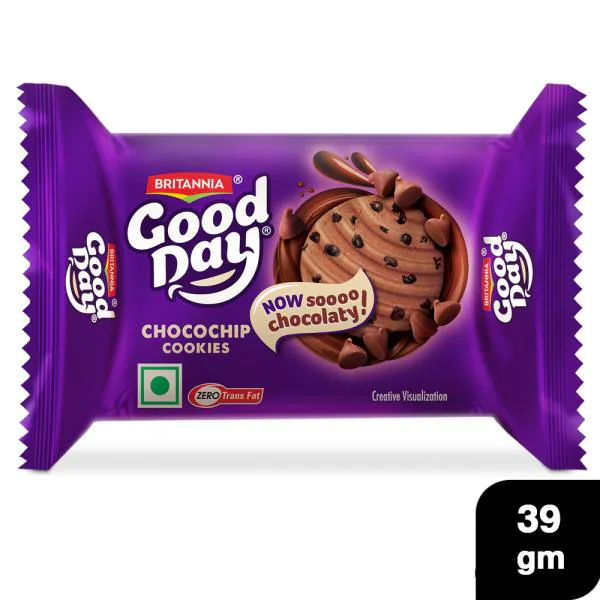 Britannia Good Day Chocochip Cookies 39 g - JioMart