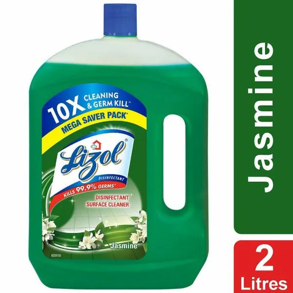 Lizol Jasmine Disinfectant Surface Cleaner 2 L - JioMart