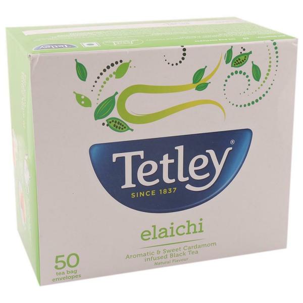 Tetley Elaichi Leaf Tea Bags 50 pcs - JioMart