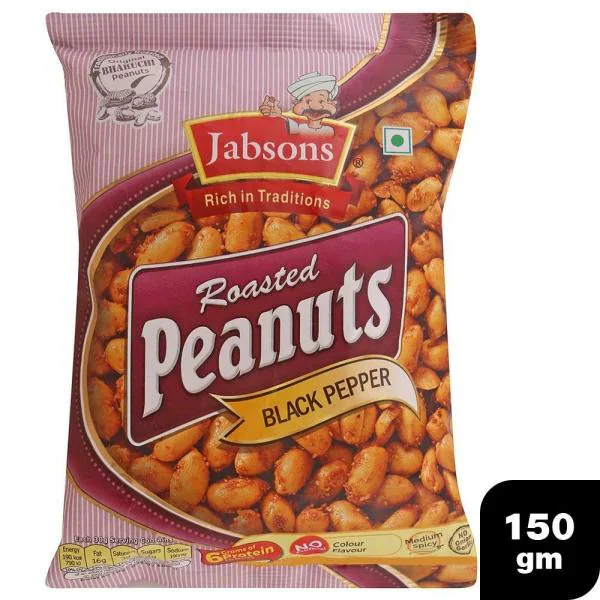 Jabsons Black Pepper Roastd Peanuts 150 g - JioMart