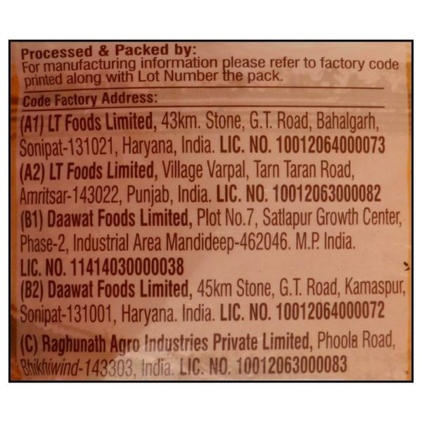 Daawat Rozana Super Basmati Rice 1 kg - JioMart