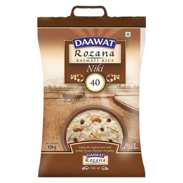 Daawat Rozana Niki 40 Basmati Rice 10 kg - JioMart
