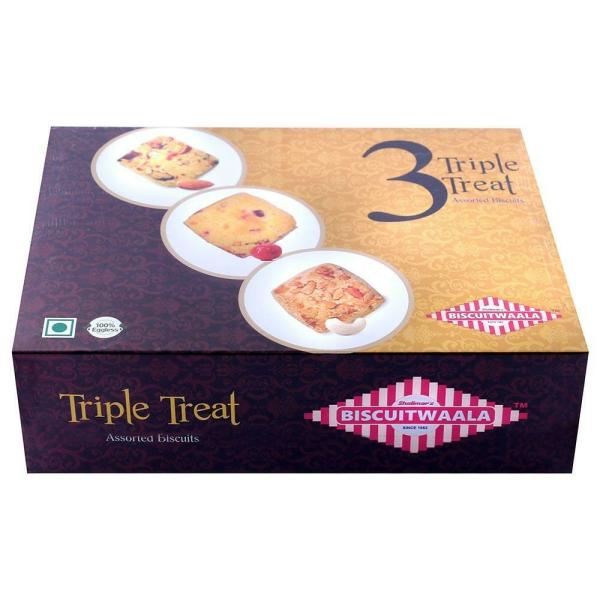 Shalimar Biscuitwaala Triple Treat Assorted Biscuits 400 g - JioMart