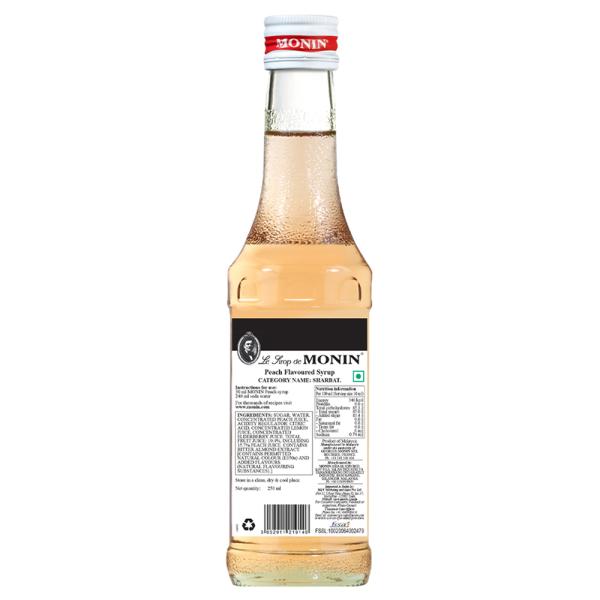 Monin Peach Syrup 250 ml - JioMart
