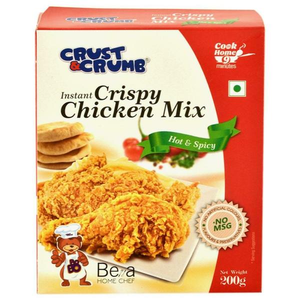 Crust & Crumb Hot & Spicy Instant Crispy Chicken Mix 200 g - JioMart