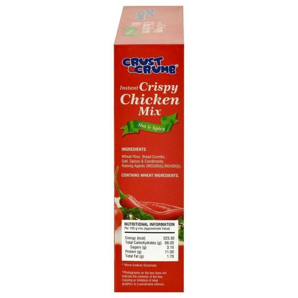 Crust & Crumb Hot & Spicy Instant Crispy Chicken Mix 200 g - JioMart