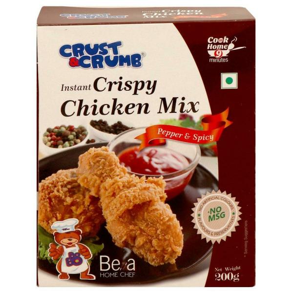 Crust & Crumb Pepper & Spicy Instant Crispy Chicken Mix 200 g - JioMart