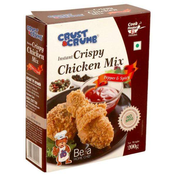 Crust & Crumb Pepper & Spicy Instant Crispy Chicken Mix 200 g - JioMart