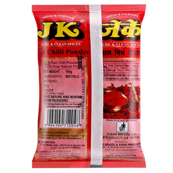 JK Red Chilli Powder 100 g - JioMart