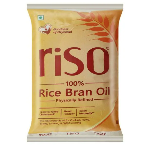 Riso Physically Refined Rice Bran Oil 1 L - JioMart