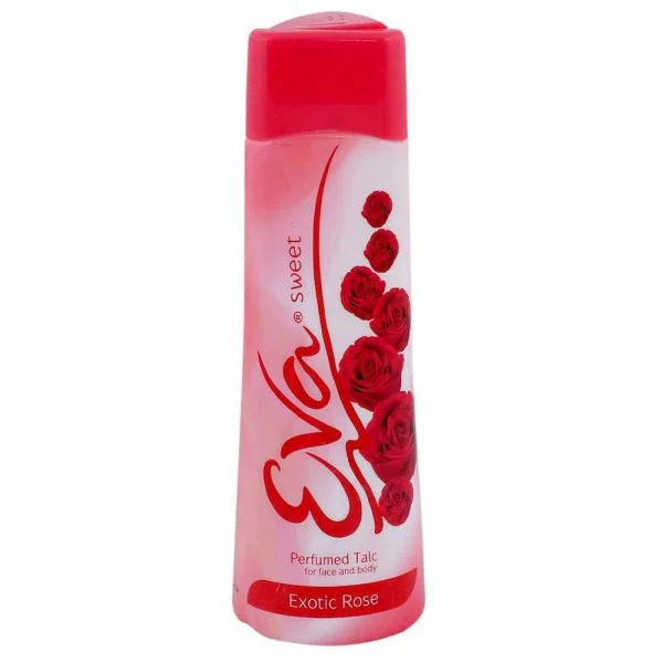 Eva Sweet Exotic Rose Perfumed Talc for Face & Body 100 g - JioMart