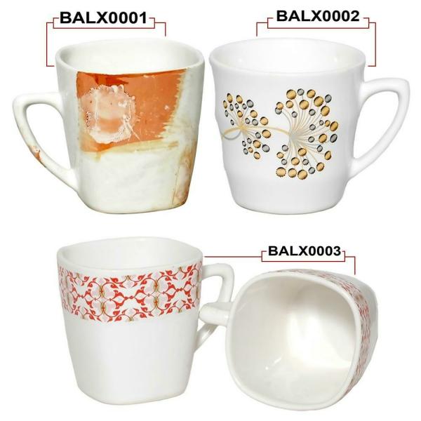 Lexus Comfort Assorted Ceramic Mug 140 ml (Set of 6) - JioMart