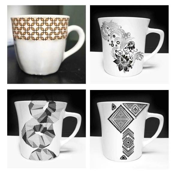 Lexus Comfort Assorted Ceramic Mug 140 ml (Set of 6) - JioMart