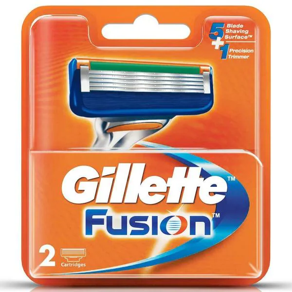 Gillette Fusion Shaving Cartridge 5 blades 2 pcs - JioMart