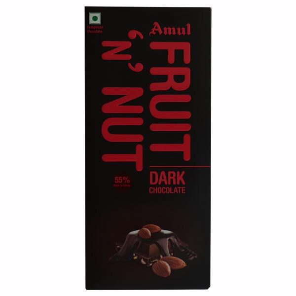 Amul Fruit & Nut Dark Chocolate 150 g - JioMart