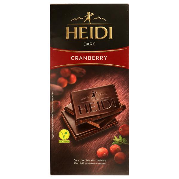 Heidi Cranberry Dark Chocolate 80 g - JioMart