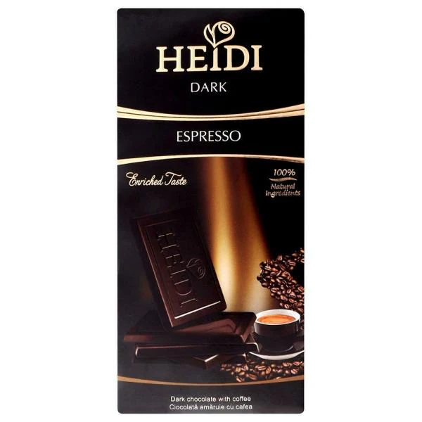 Heidi Espresso Dark Chocolate 80 g - JioMart