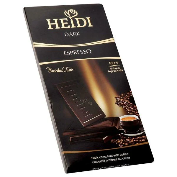 Heidi Espresso Dark Chocolate 80 g - JioMart