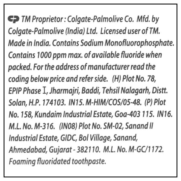Colgate Cibaca Toothpaste 65 g - JioMart