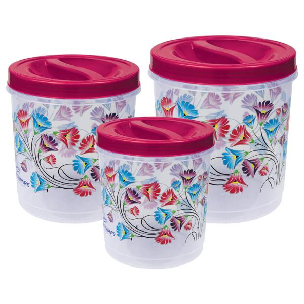 Princeware Twister Packing Container (No.9427)+(No.9430)+(No.9432) 3 ...