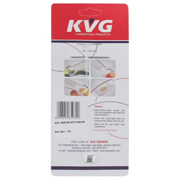 KVG Stainless Steel Grater Cum Peeler - JioMart