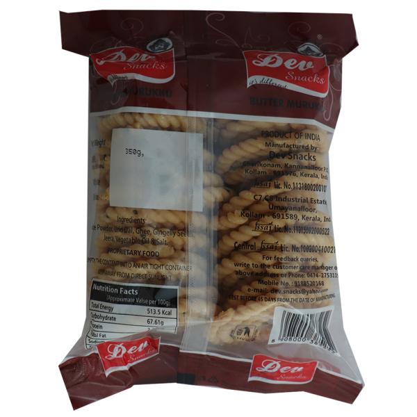 Dev Snacks Butter Murukku 350 g - JioMart