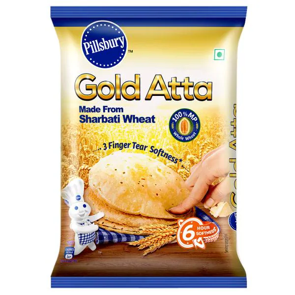Pillsbury Gold Sharbati Wheat Atta 5 kg - JioMart