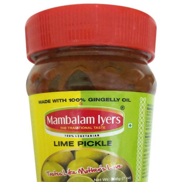 Mambalam Iyers Lime Pickle 200 g - JioMart