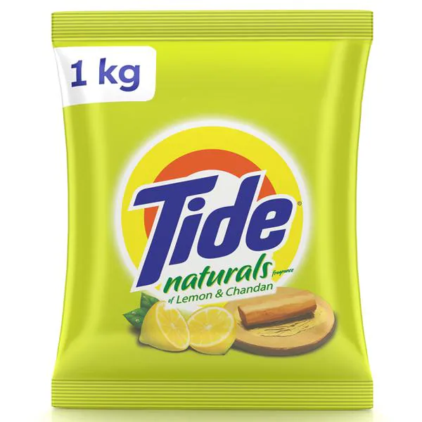 Tide Naturals Lemon & Chandan Detergent Powder 1 kg - JioMart