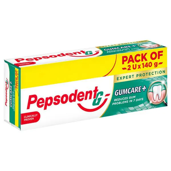 Pepsodent Expert Protection Gumcare+ Toothpaste 140 g (Pack of 2) - JioMart