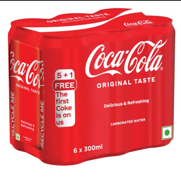 Coca-Cola 300 ml (Pack of 6) - JioMart