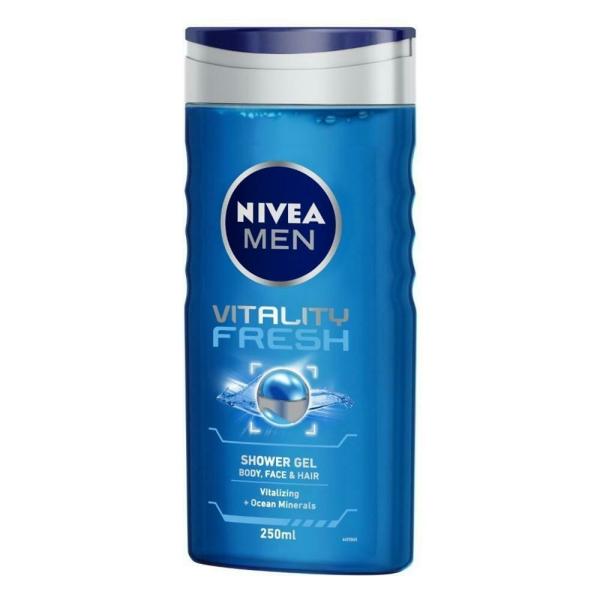 Nivea Vitality Fresh Body, Face & Hair Shower Gel 250 ml - JioMart