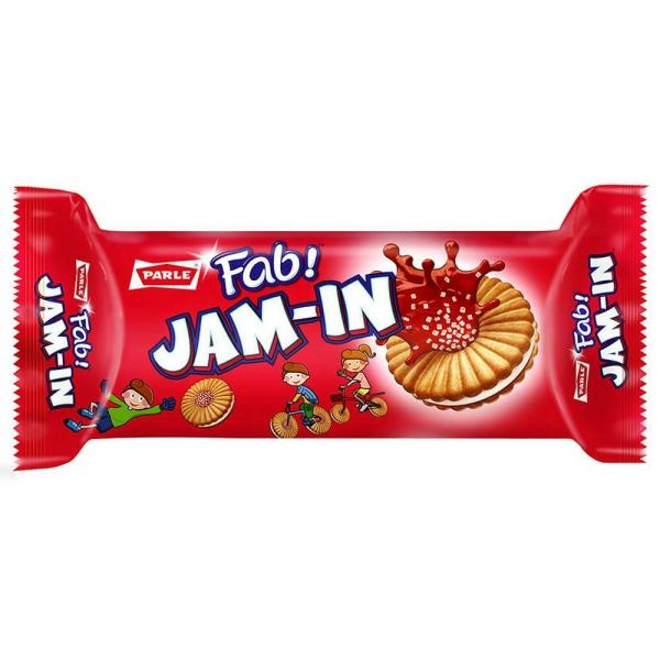 Parle Fab Jam In Cream Biscuits 55 g - JioMart