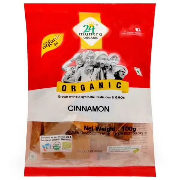 24 Mantra Organic Cinnamon 100 g - JioMart