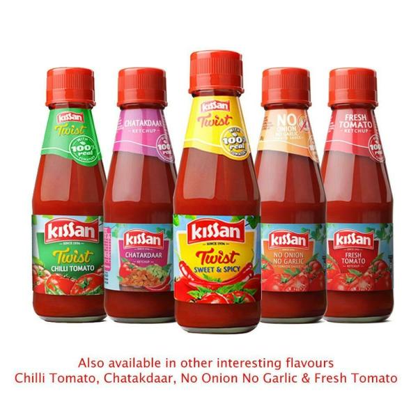 Kissan Twist Sweet & Spicy Tomato Sauce 200 g - JioMart