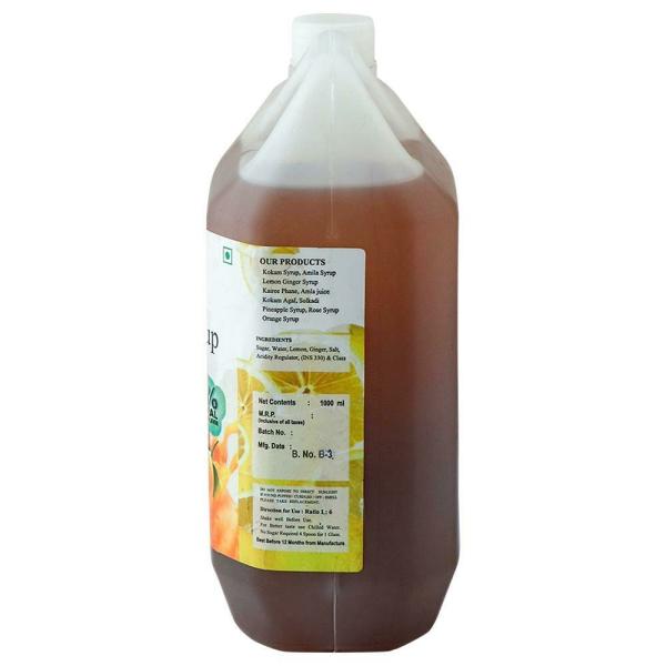 Kokan Raj Lemon Ginger Syrup 1 L - JioMart