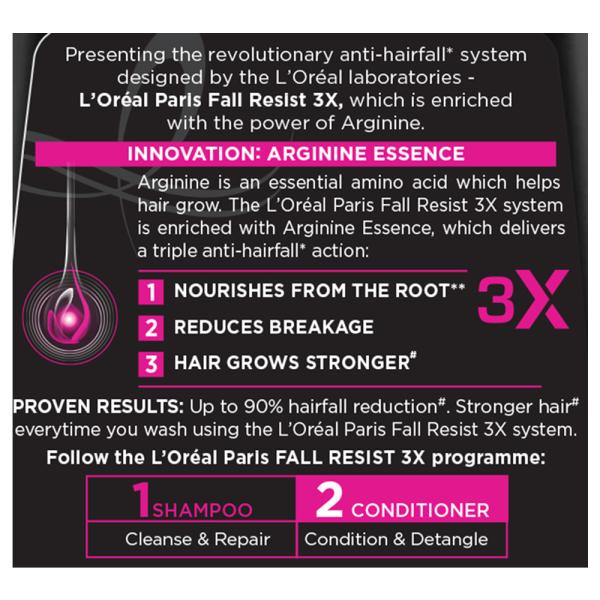 L'Oreal Paris Fall Resist 3X Anti-hairfall Conditioner 175 ml - JioMart