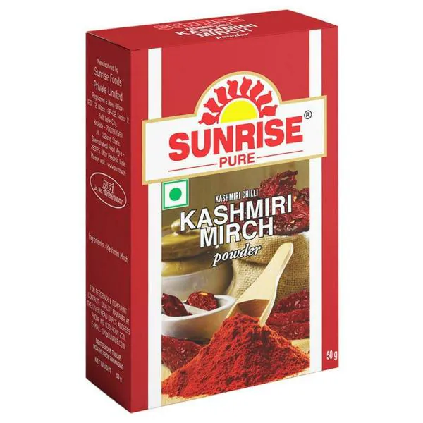 Sunrise Pure Kashmiri Mirch Powder 50 g - JioMart