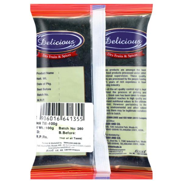 Delicious Black Til 100 g - JioMart