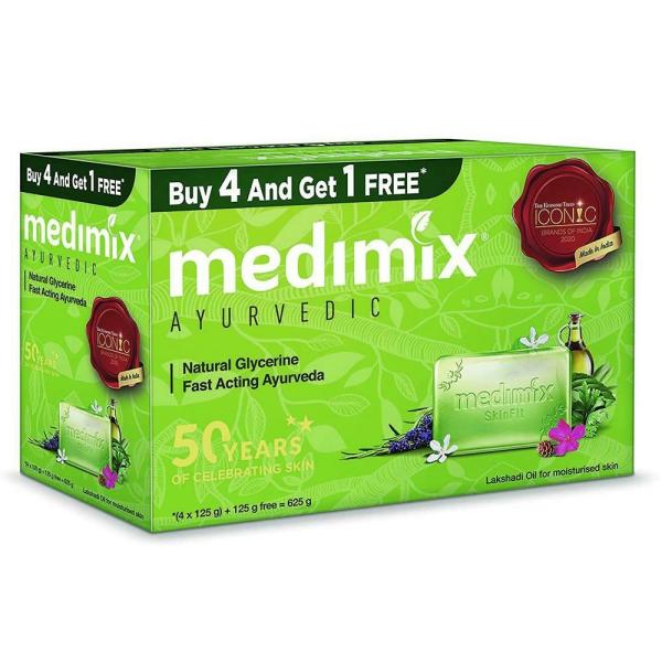 Medimix Glycerine & Lakshadi Oil Transparent Soap 125 g (Pack of 4 ...