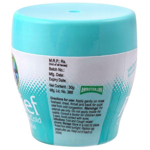 Amrutanjan Relief Cold Rub 30 g - JioMart