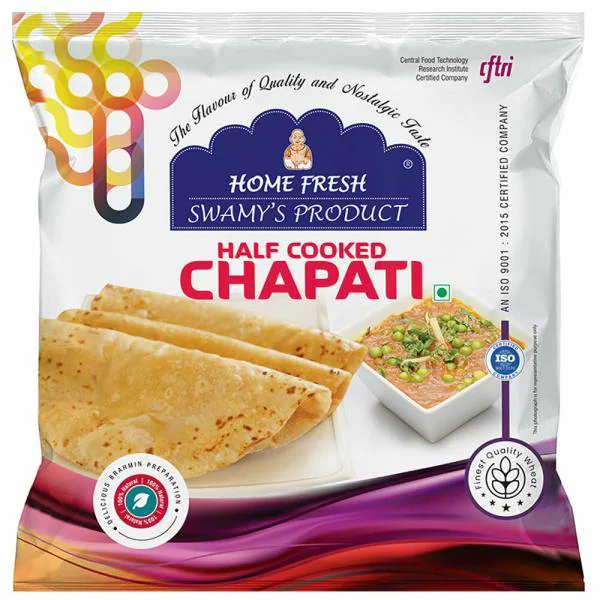 Home Fresh Swamy's Half Cooked Chapathi 450 g - JioMart